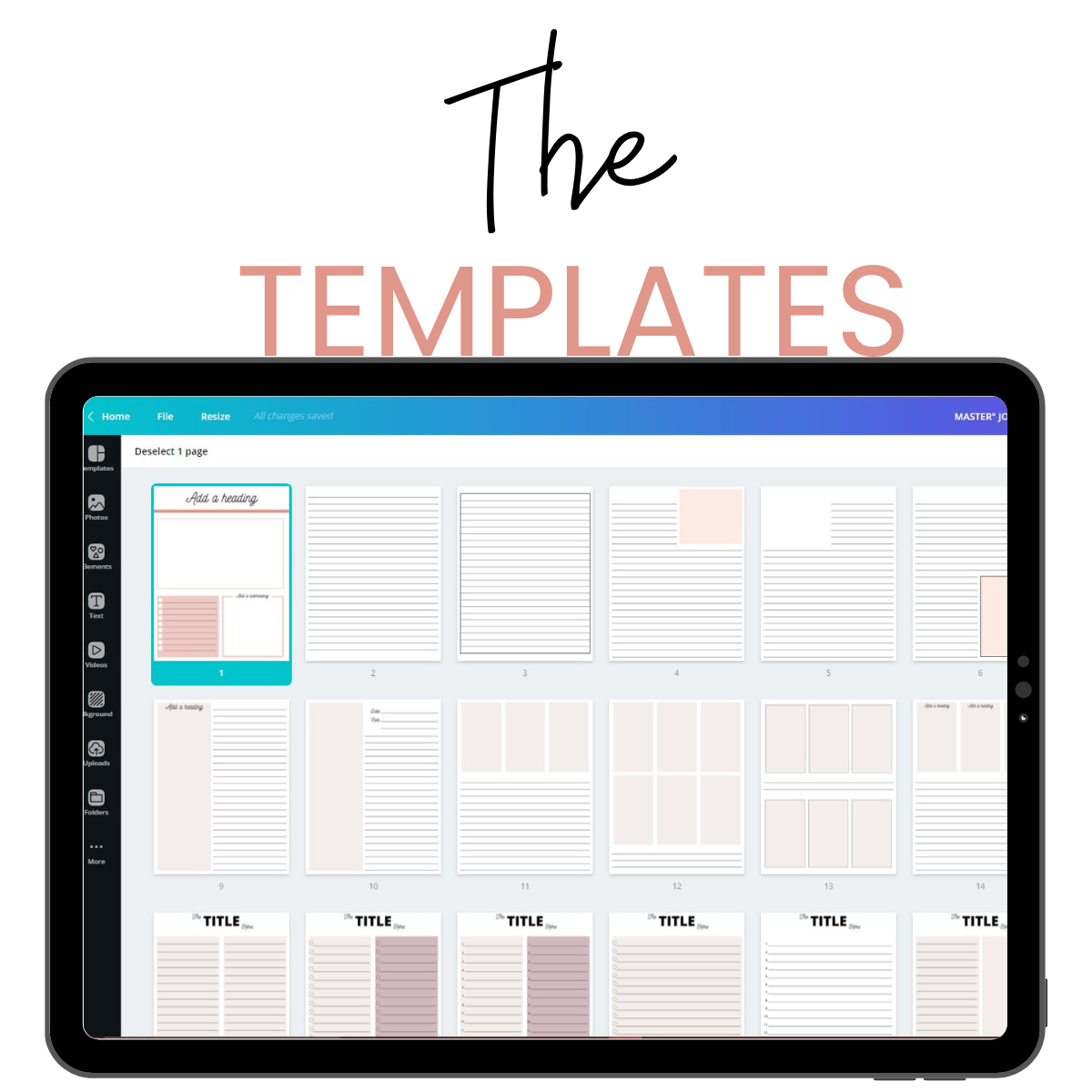 CANVA JOURNAL TEMPLATES