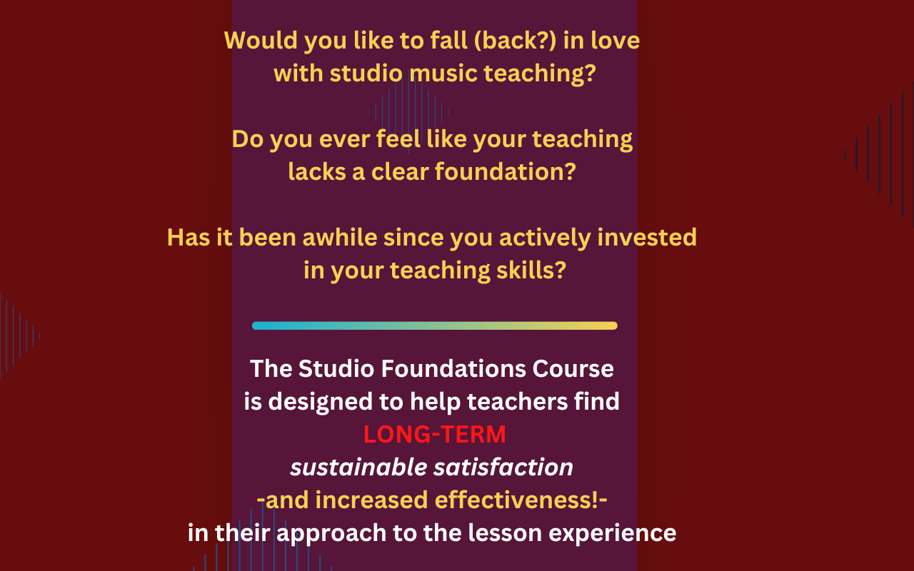 The Studio Foundations Course