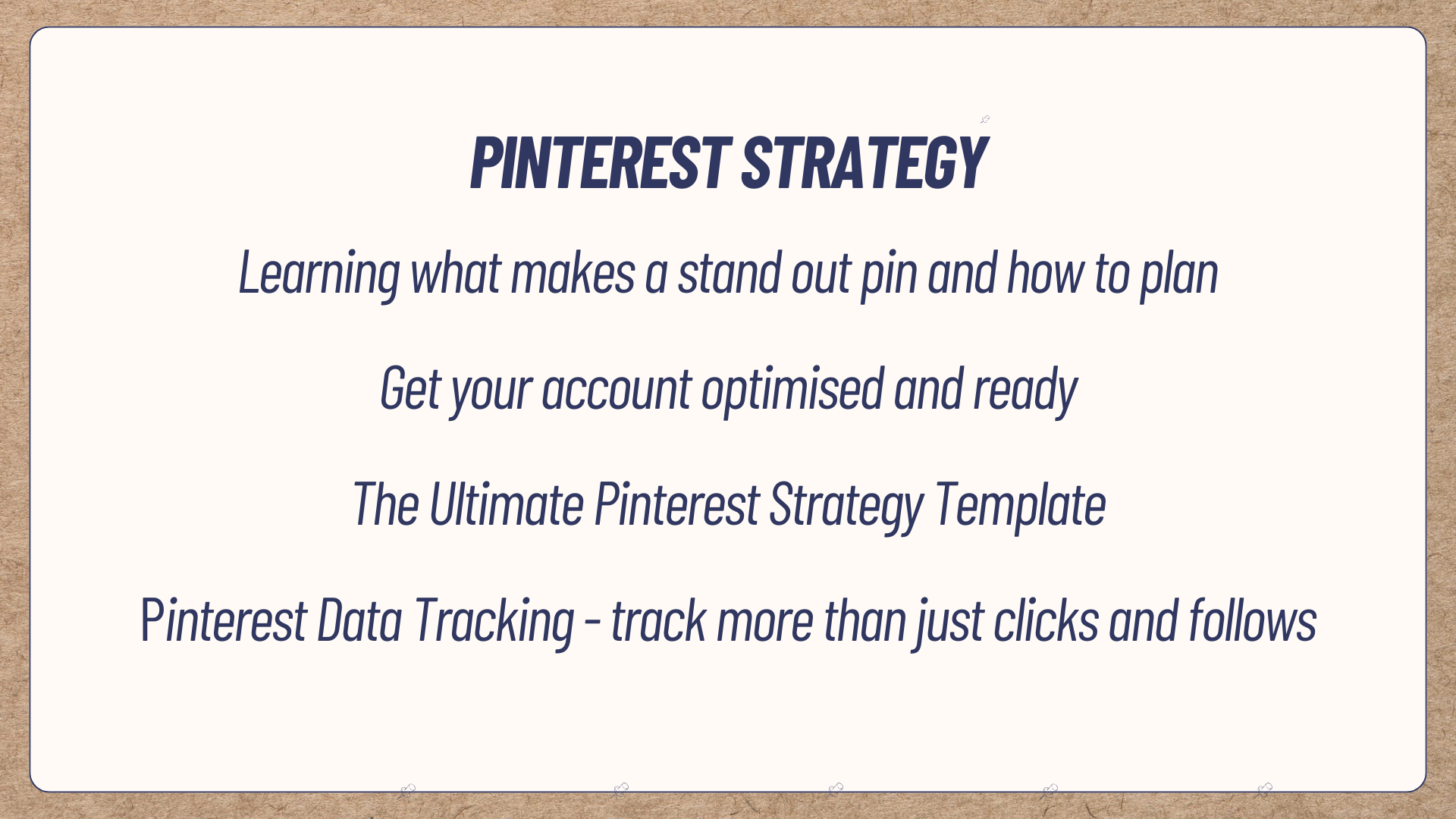 PINTEREST TOOLKIT